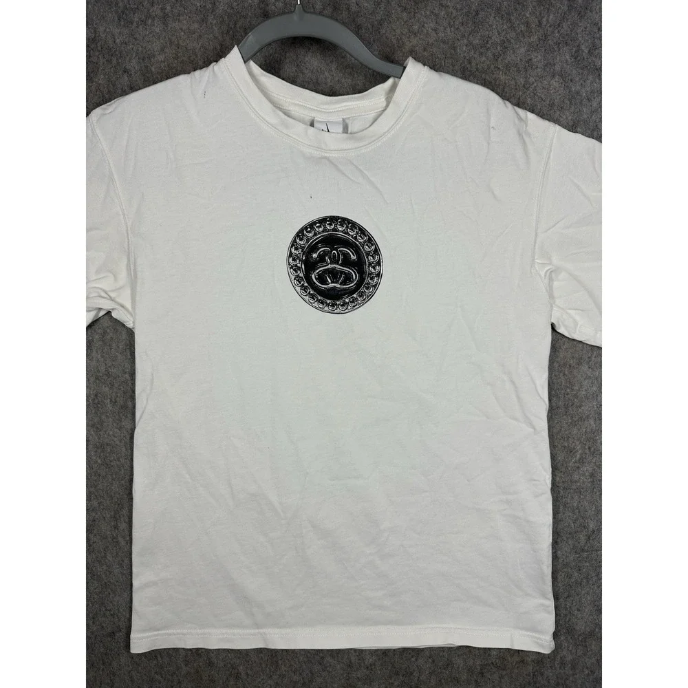 Nike | Shirts | Nike X Stussy Ss Link Logo Long Sleeve Shirt White S ...